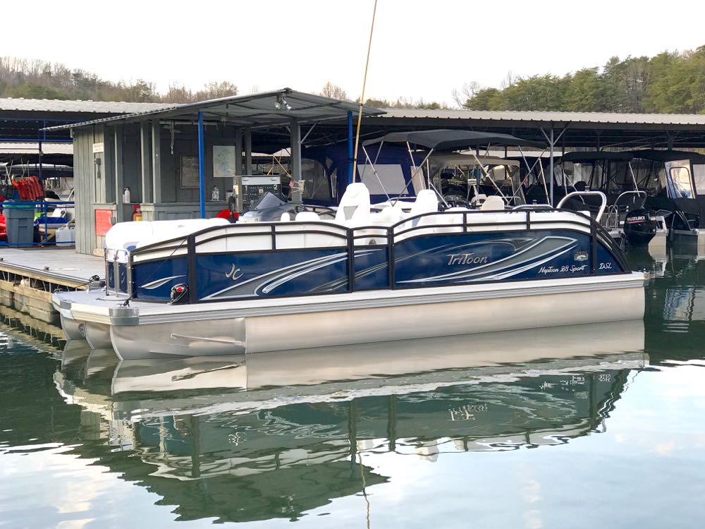 2019 JC TriToon NepToon Sport 23TT HTH Blue - Boundary Waters Marina