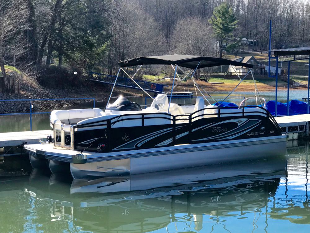 2019 JC TriToon NepToon Sport 23TT HTH Black - Boundary Waters Marina